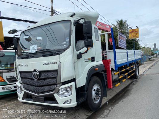 Xe tải cẩu Thaco Auman C160 8 Tấn gắn cẩu Unic URV503 (Mẫu Mới)